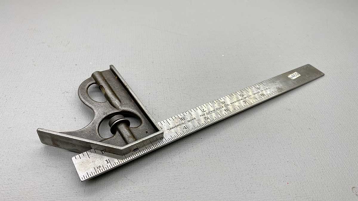Lufkin USA 12" Adjustable Square Early Style - The Tool Exchange AU
